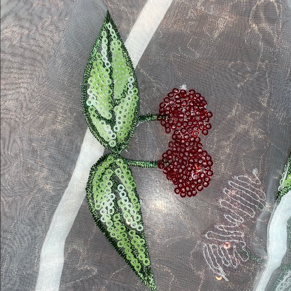 Tops | The Patrizia Sheer Cherry Blouse | Poshmark